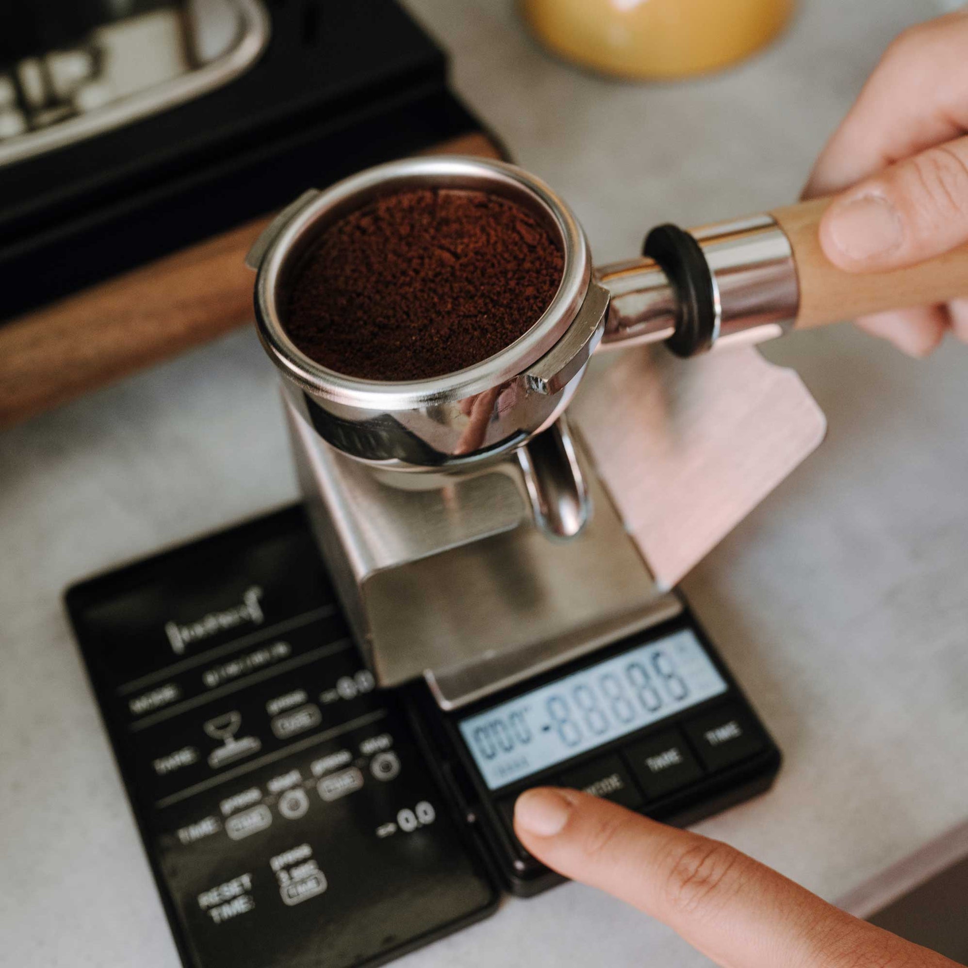 JoeFrex Espressowaage mit Timer kaufen • Zubereitung • J. Hornig